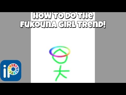 How To Do The "Fukouna Girl" Trend! (ibis paint, ik I'm late,)
