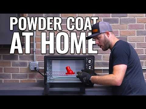 At HOME Powder Coating! - HotCoat Benchtop Oven