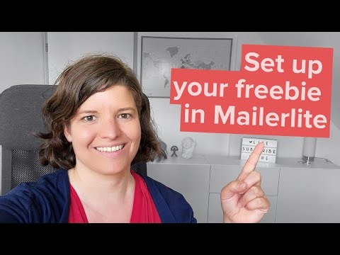 How to set up your opt-in freebie using Mailerlite | Step-by-step