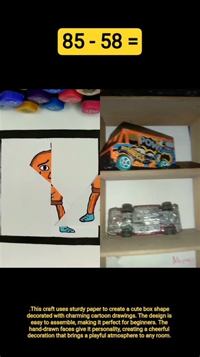 DIY cute Cardboard Pinballs game challenge puzzle