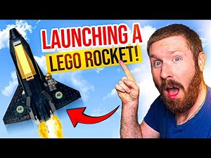 Launching a LEGO Rocket set Into Space!