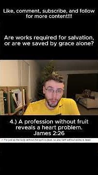 📖 Are Works Required for Salvation, or Are We Saved by Grace Alone? ✝️ #fyp #Jesus #faith #christian