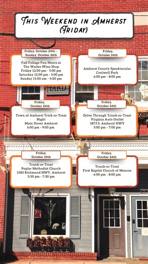 Fairs, Festivals, and Fun we have it ALL this weekend in Amherst! Which events are you attending? | Amherst County