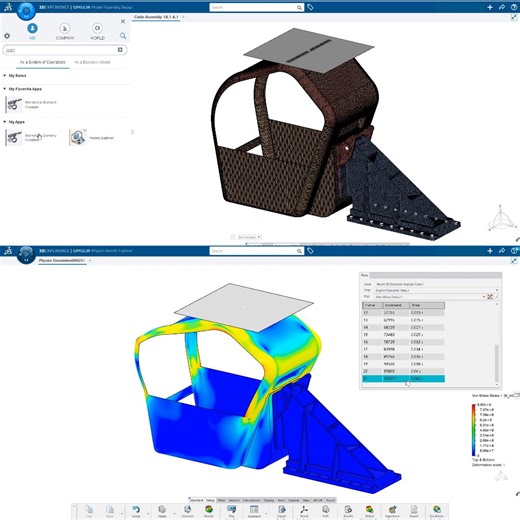 From concept to validation, the MODSIM approach on the 3DEXPERIENCE platform transforms the Roll-Over Protection System (ROPS) workflow. 🚙💻 By unifying design, modeling and simulation into a single environment, we eliminate disciplinary silos and accelerate development. Engineers can leverage automated modeling and reusable rules to seamlessly move from design to analysis. This unified process enhances collaboration and embeds company-specific knowledge, ensuring every design is validated agai