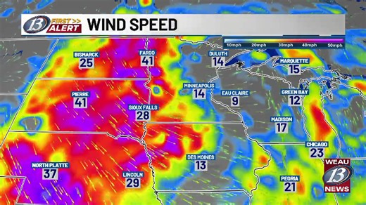 First Alert Weather: A look at current conditions and what's ahead into tonight. Forecast begins ~4 minutes into the video! | WEAU 13 News