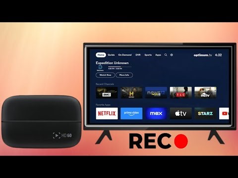 How to Screen Record Videos From TV to Computer With Capture Card (External TV Source)