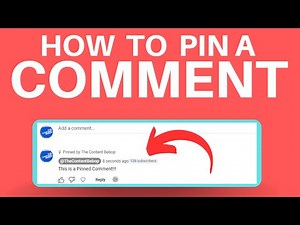 How To Pin Comments On YouTube