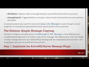How to Convert the Core Message to a JMS Message in ActiveMQ Artemis