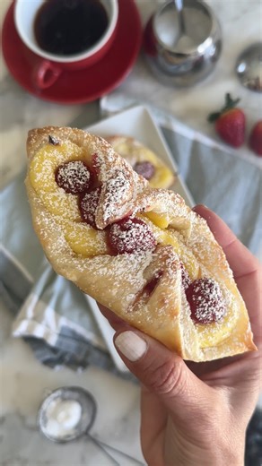 15K views · 387 reactions | ✨Raspberry & Cream Pastries✨As promised,...