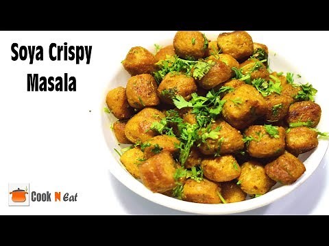 Instant Soya Crispy Masala | Soya chunks recipe | Maggi Masala Magic recipe | Cook N Eat