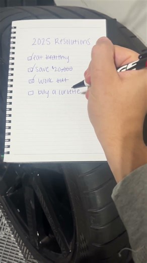 It’s that time of year again, who can relate!? 😁 #c8corvette #newyear #newyearresolution #shorts