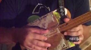 How to Play Cigar Box Guitar by Shane Speal  "3-String Finger Picking Technique" Chords - ChordU