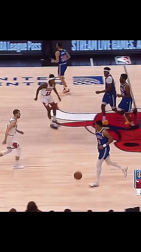 Jordan Poole Amazing Reverse Lay Up vs Nuggets