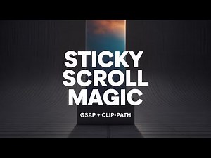 GSAP Scroll Animations: Master Sticky Effects with Clip-Path