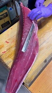 152K views · 2.2K reactions | ✨ Master Sushi Chef's Perfect Tuna Trim – ASMR Cutting Skills! #SushiChef #TunaSashimi #FoodASMR #SatisfyingCut #SeafoodLovers | Seafood Adventure | Facebook