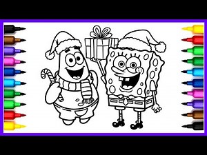 Coloring SpongeBob & Patrick Coloring Pages - SpongeBob Drawing Painting Coloring Art for Kids