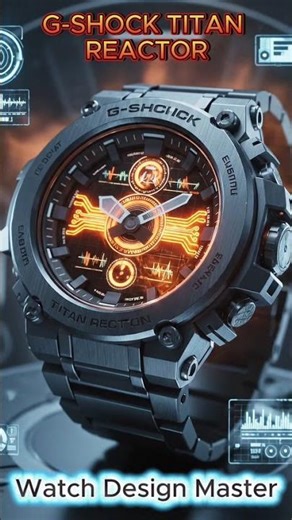G-SHOCK TITAN REACTOR — The Ultimate Futuristic Nuclear-Core Concept Watch | Watch Design Master