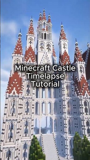 How to build an EASY Minecraft castle - #minecraftcastle #minecraft