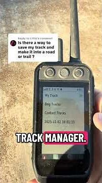 Setting up a road or trail on the Garmin Alpha 300 #gundogsupply #garminalpha