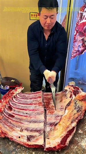 Chopping Challenge: How a Cleaver Turns Ribs into Perfect Pieces