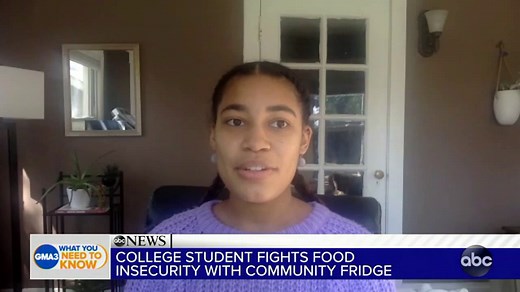 Neighbors rally around college student’s community fridge