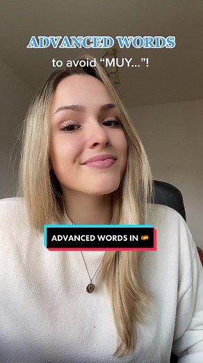 🇪🇸 Palabras avanzadas 🤓 Can you try to use them? #learnspanish #spanishvocabulary #advancedspanishvocabulary