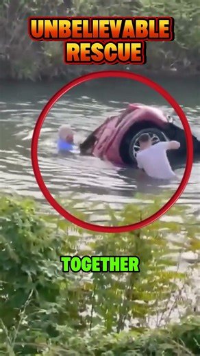 Real Life Heroes Rescue Man From Canal!