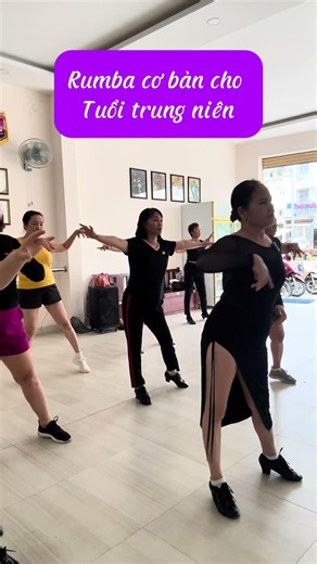 Time step rumba . Bài tập cơ bản cho tuổi trung niên