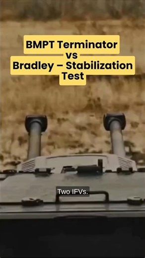 BMPT Terminator vs Bradley – Why Stabilization Matters #ukrainewar #militarycomparison #militarytech