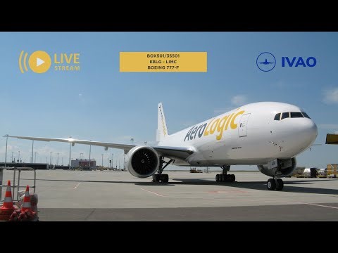 Life of a Cargo Pilot! 😲 Aerologic 777F | P3D LIVE from EBLG to LIMC | IVAO ATC