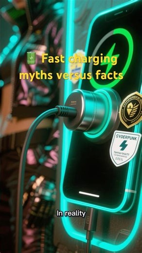 🔋 Fast charging myths versus facts