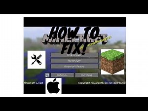 How to fix minecraft not opening on mac
