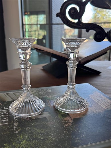 Vintage Lenox Crystal Candlesticks (2) - Etsy