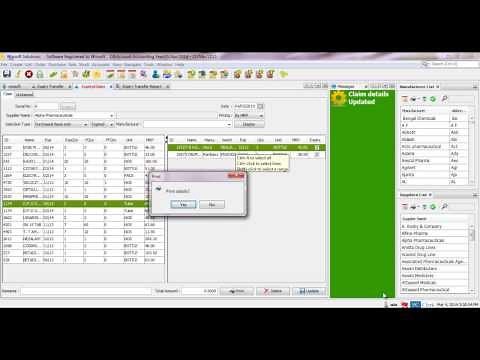 Medical Shop ( Medical Store ) Billing Software : Expiry Transfer & Claim