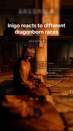 Inigo Reacts to Different Dragonborn Races