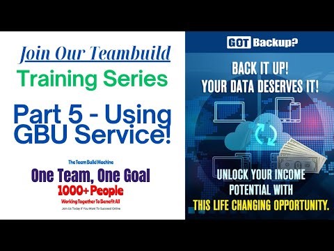 GotBackUp Training Series - Part 5 - Using the GotBackUp Service