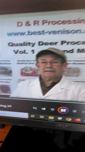 Video clip from our “Quality Deer Processing” three part video. Filmed from our computer while playing the actual four hour three part video. Go to D&R Processing on Facebook to order. *Please note that we dropped our website over ten years ago. | D&R Processing - Wild game processing