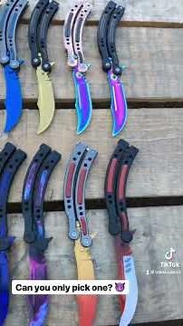 Counter Strike CS:GO Balisong Butterfly Knives Collection