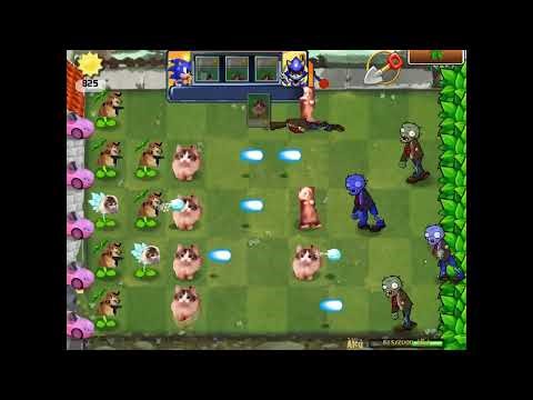 Plants Vs Zombies Mod - Cats And Dogs Vs Zombies V2 // Slot Machine - Game Walkthrough