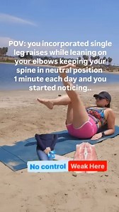 Target the hip flexors while boosting your core power with Single Leg Raises while leaning on your elbows while in neutral spine This effective exercise targets your hip flexors, engages your deep core muscles, promotes pelvic floor health, and relieves back discomfort. 🍑💪 Drop a "Revive" in the comments, and I'll send you instructions on how to access a Free 7-part video series on core back immersion for a stronger pelvic floor, core, and back. Perfect for postpartum recovery, whether you've 