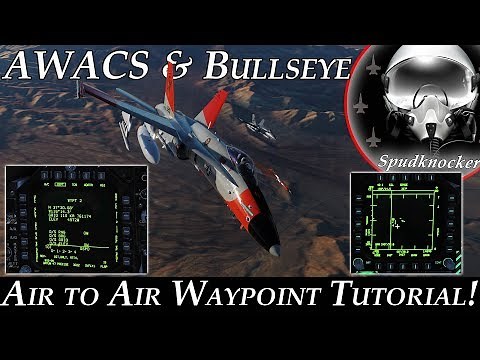 DCS: F/A-18C Hornet | Air to Air Waypoint & AWACS Tutorial! | Increase Your SA!
