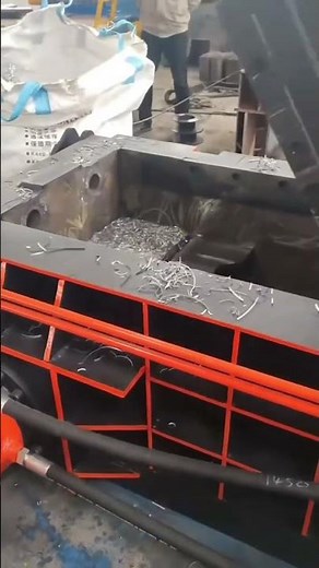 Aluminum chip compactor # Metal compactor # Scrap iron compactor