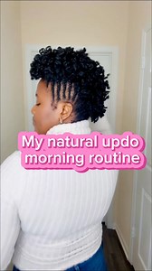 My hair morning routine. All it needs is oil and brush and I’m good to go.👌🏽🤗 | Faithys 4C Curls