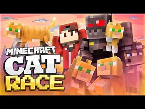 Minecraft Cat Race: Kitty Traps! (Funny Moments)
