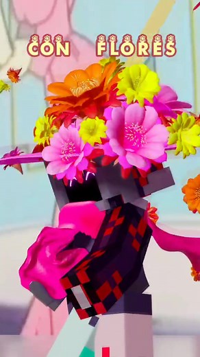 Con floresss #minecraft #animation #loop
