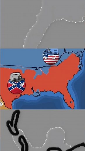 Countryballs The American Civil War