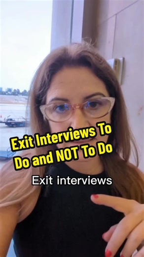 Exit interviews? Do you do them? The answer is no As a 20-year sea level who also managed executive HR. I cannot think of a single reason why you'd want to do them. They are made for the employer to benefit from them and not the employee. Also, it might get you in trouble in case you let A comment slip about another employee manager or the company. And even though your company might tell you that it's going to help them learn, they're actually trying to figure it out in most cases whether you ha