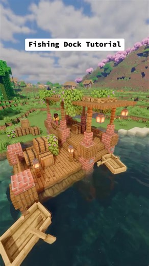 Minecraft Fishing Dock Tutorial