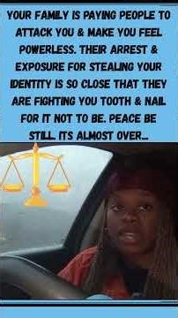 Your family is fighting tooth & nail for this not to be exposed but it is. Peace be still.