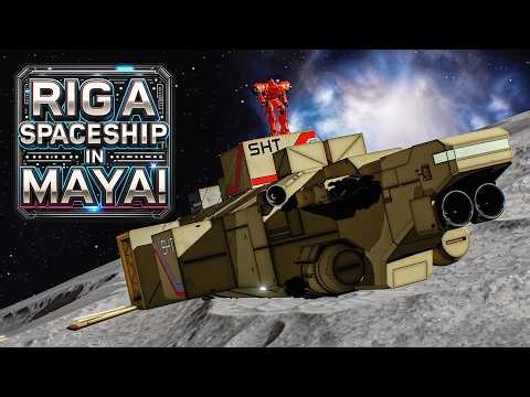 Maya Rigging for Sci-Fi Spaceships – A Full Walkthrough